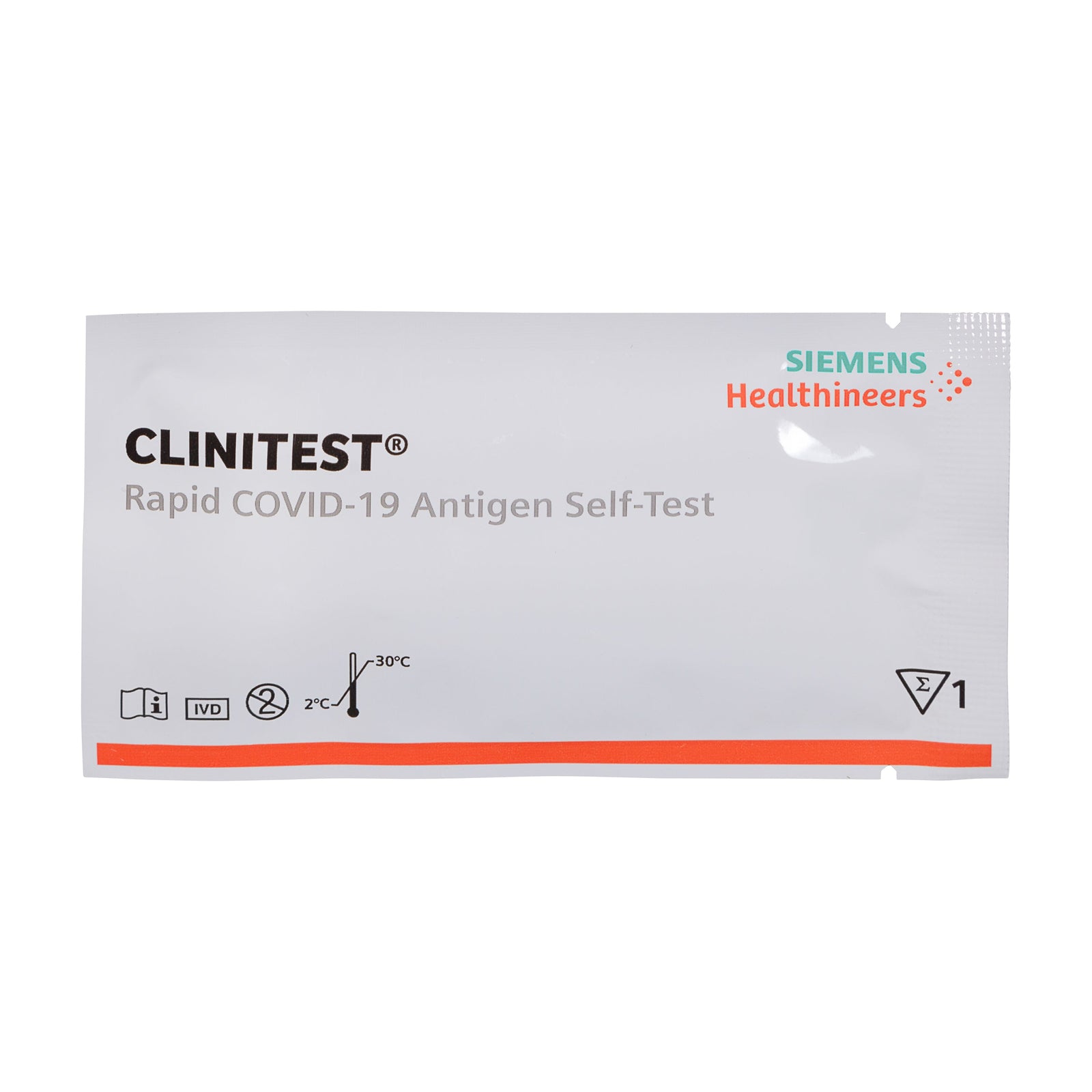 Siemens 11556711 Clinitest Rapid COVID-19 Antigen Self-Test 5 Pack