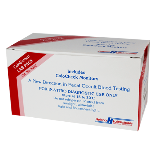 Helena Laboratories 5072 ColoScreen Occult Blood Tests Lab Pack