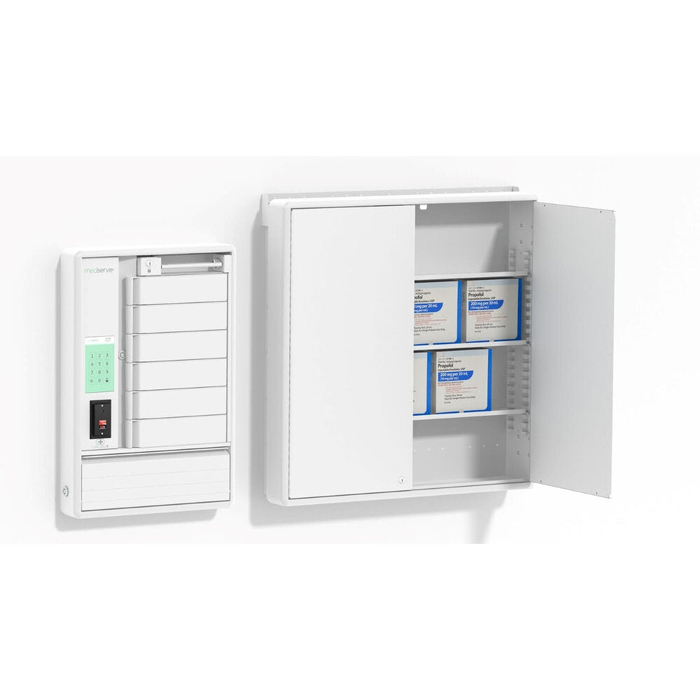 Care Direct 1801041 Medserve Electronic Medication Storage Cabinet Wi